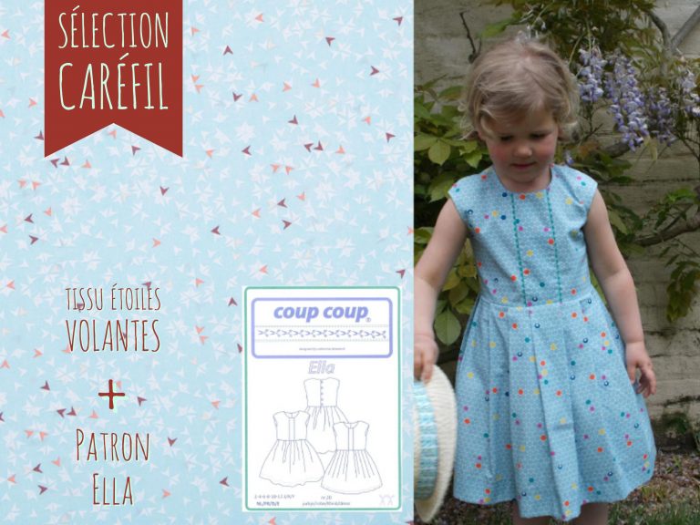 Un joli patron de robe pour fille | Le blog Mercerie Caréfil